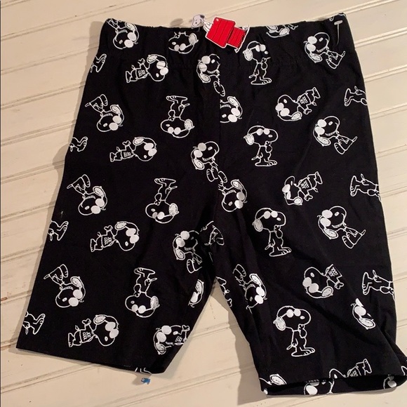 Peanuts | Shorts | Peanuts Snoopy Cotton Biker Shorts | Poshmark
